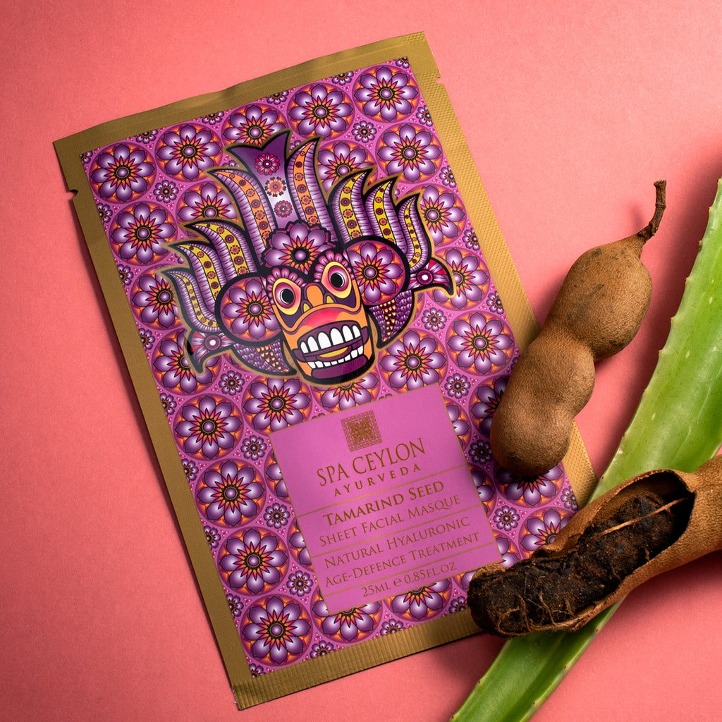 TAMARIND SEED - Sheet Facial Masque - Natural Hyaluronic Age-Defence t ...