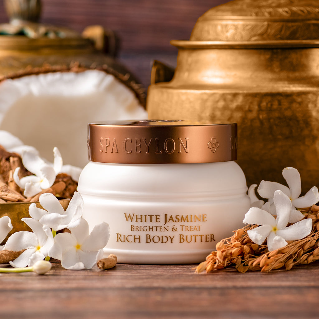 WHITE JASMINE - Brighten Rich Body Butter 200gr – Spa Ceylon Mauritius